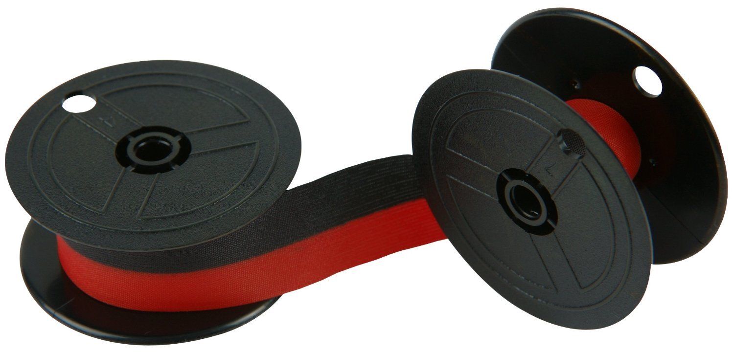 Talco Supply: UNIVERSAL Twin-Spool Calculator Ribbon - Black / Red